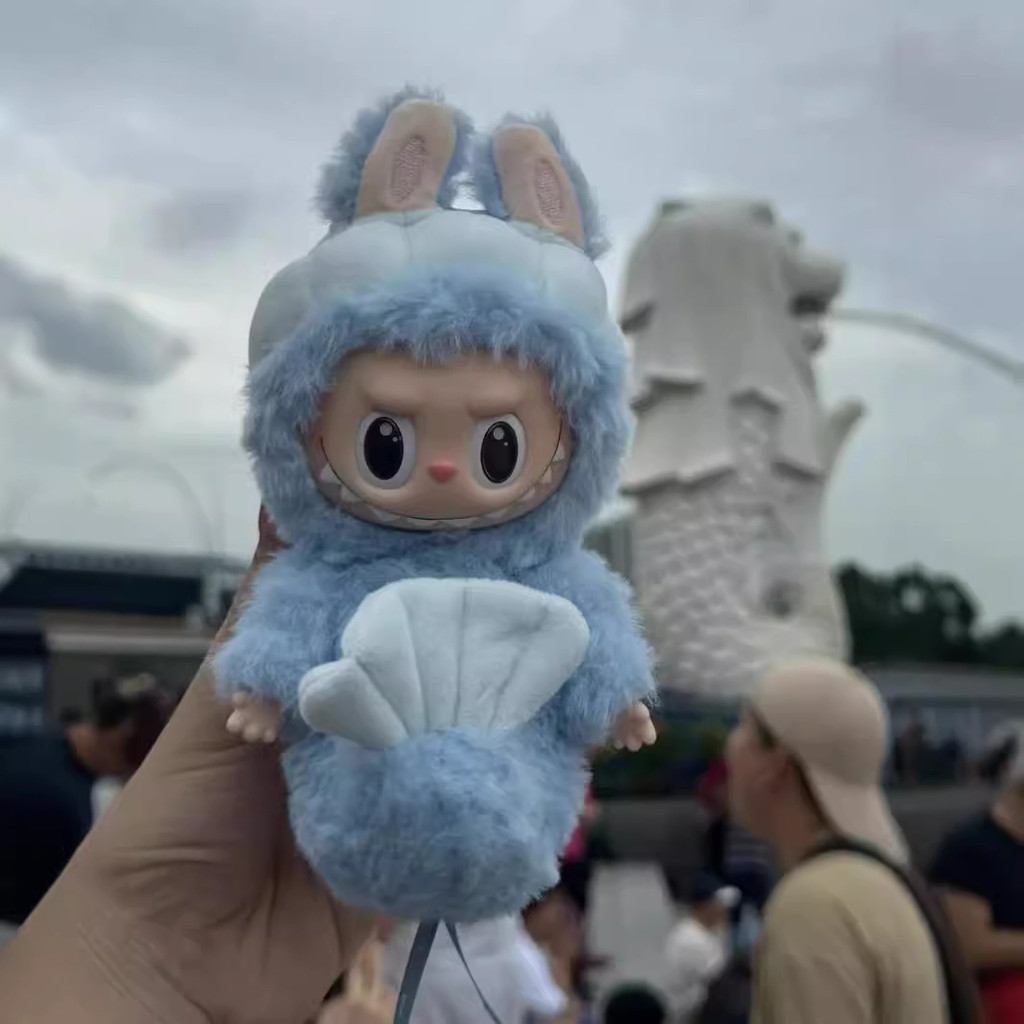Pop Mart Pvc Doll Plush Labubu Singapore Limited Novo Pingente Cara De ...