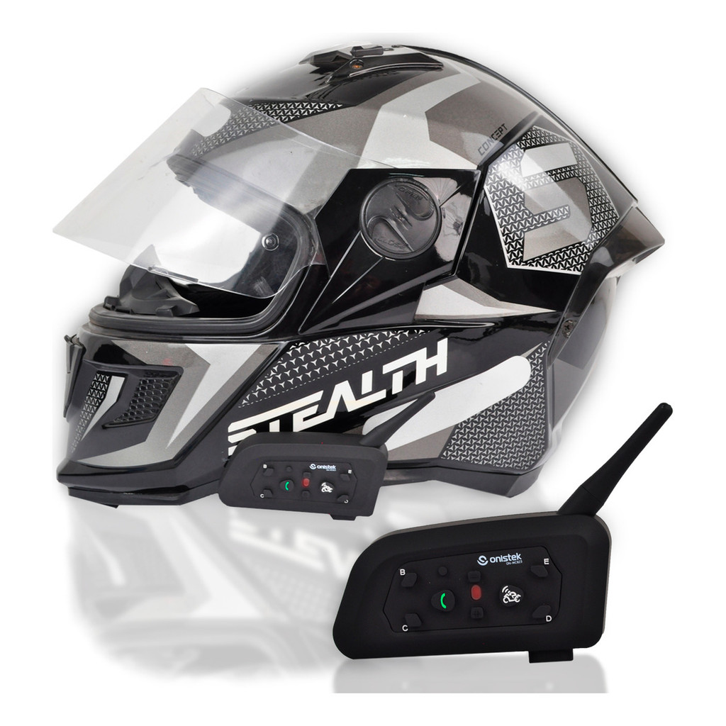 Intercomunicador Capacete Comunicador Moto Bluetooth V6 | Shopee Brasil