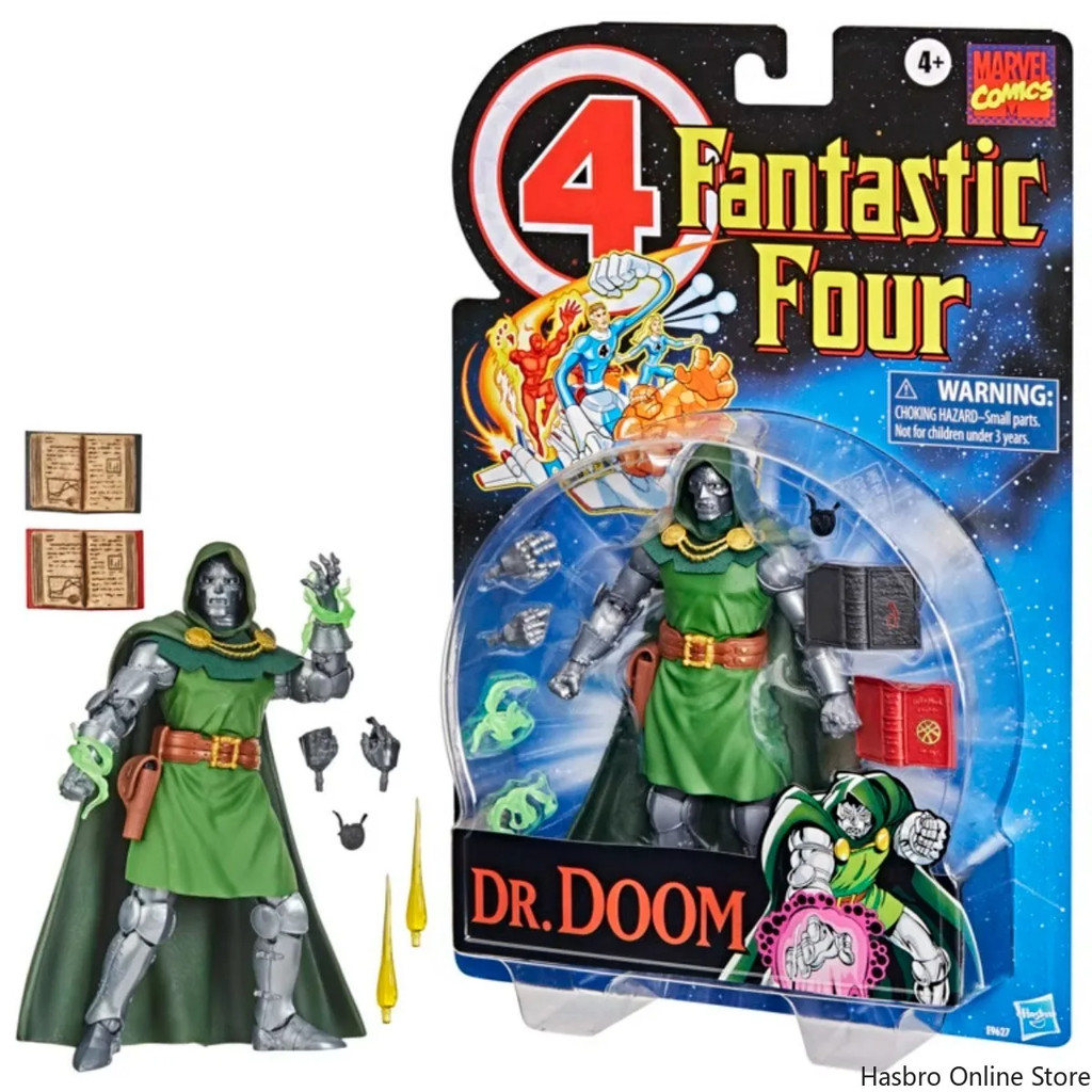 Hasbro Marvel Vintage Series Escala De 6 Polegadas Dr . Doom Fantastic 4 Action Figure Toy 10 ...
