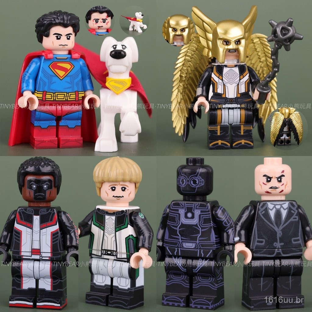 Novos Bonecos de Blocos de Montar de Super-Heróis DC de Terceiros ...