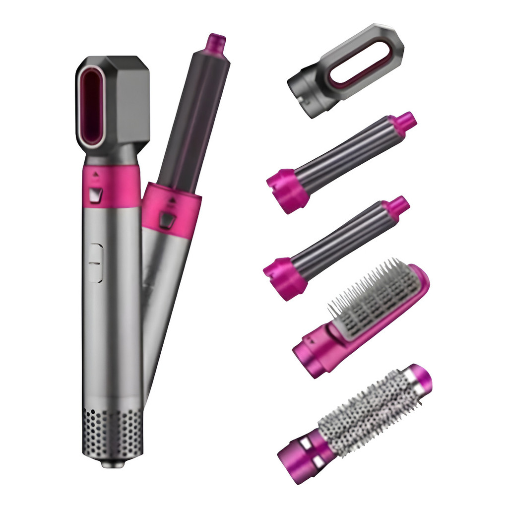 Secador Eletrico Modelador Alisador Ar Quente 5 Em1 110v | Shopee Brasil