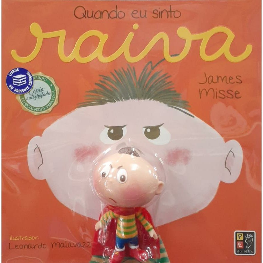 Quando eu sinto raiva - coleção sentimentos e emoções com boneco autor ...
