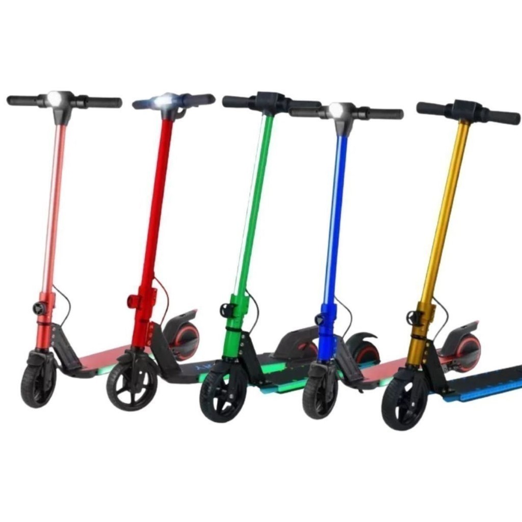 Patinete Elétrico Infantil Dobrável 6.3 Luzes Led 150w S31-2 | Shopee Brasil