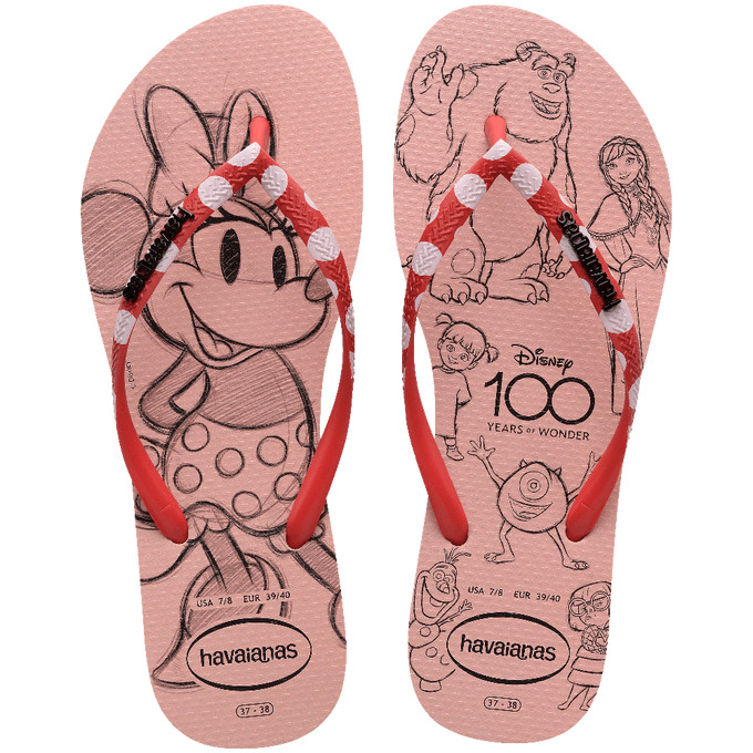 Chinelo Havaianas Slim Disney 100 anos Celebration Original | Shopee Brasil