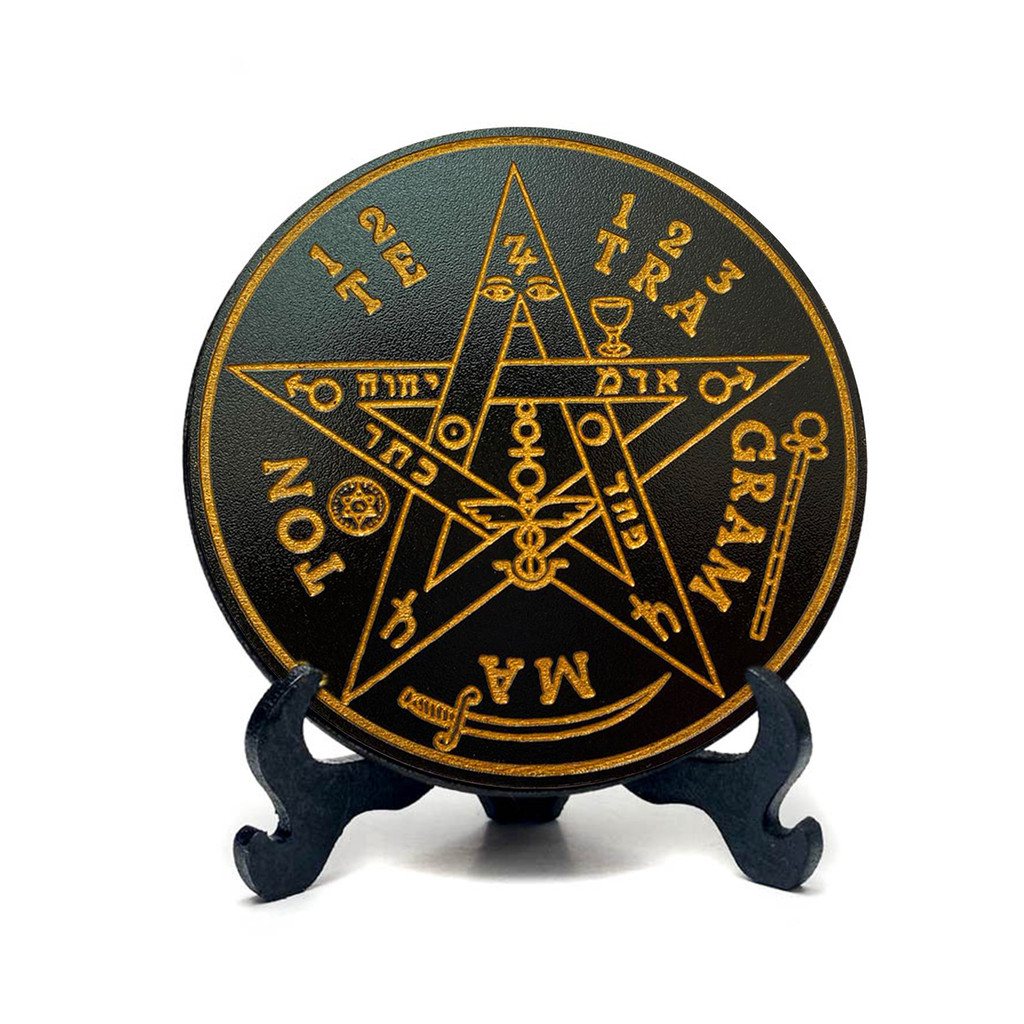 Sigilo TETRAGRAMA 6 cm Preto | Shopee Brasil