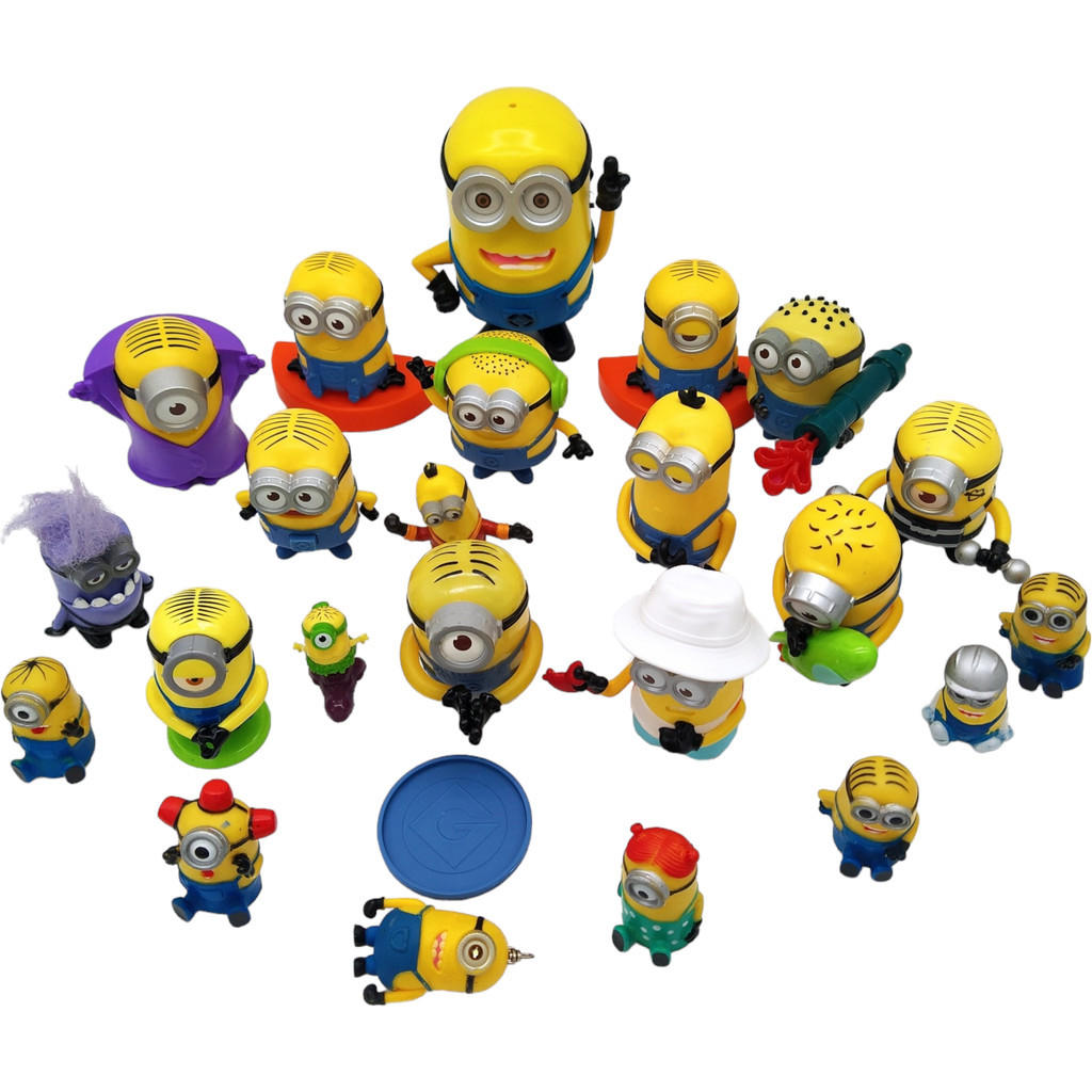 Lote de 23 Bonecos Minions de Coleção McDonald's e Outros | Shopee Brasil