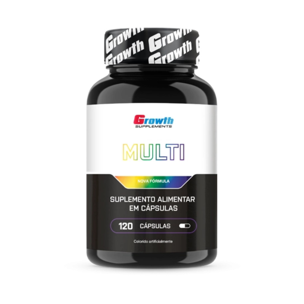 Multivitamínico 120 Cápsulas Original Growth Supplements | Shopee Brasil