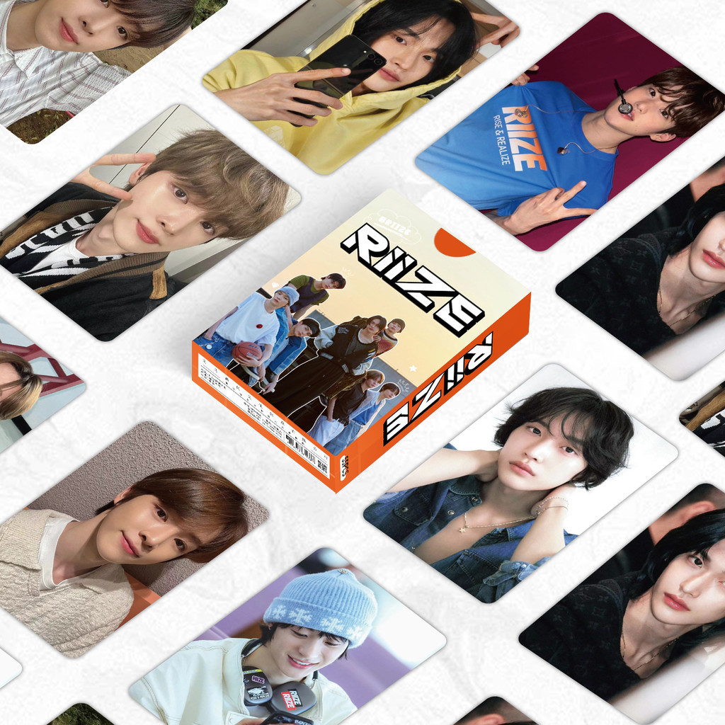 50-55pcs/box RIIZE Lomo Cards Hologram Laser Photocards SHOTARO EUNSEOK ...