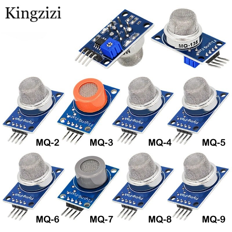Mq 2 3 4 5 6 7 8 9 135 Módulo Sensor De Gás Liquefeito De Metano De