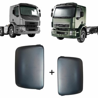 Par Kit 2 Capas Tampa Retrovisor Principal compatível com Volvo Vm 2006 ...