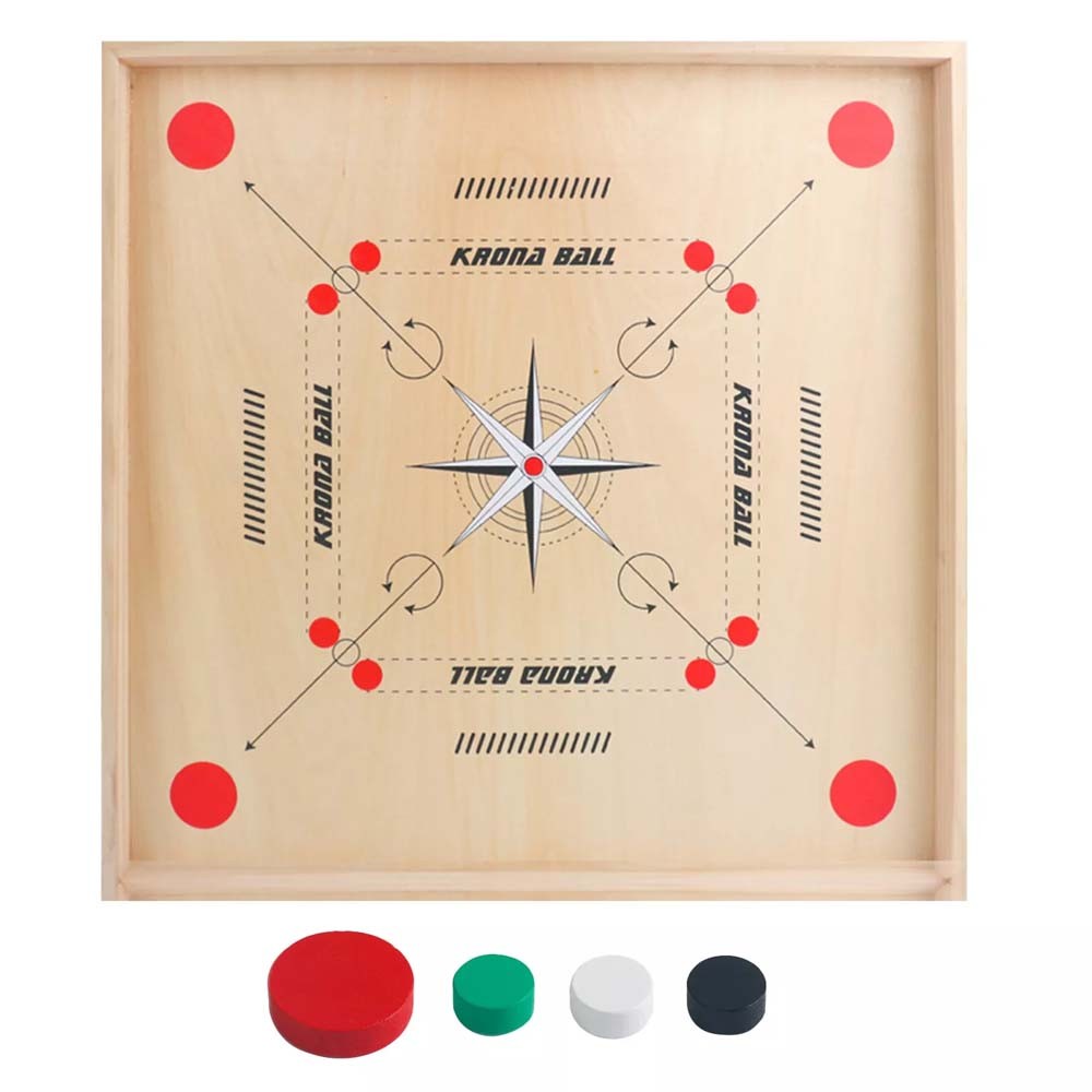 Carrom Board Game Classic Strike and Pocket Table Game | Shopee Brasil