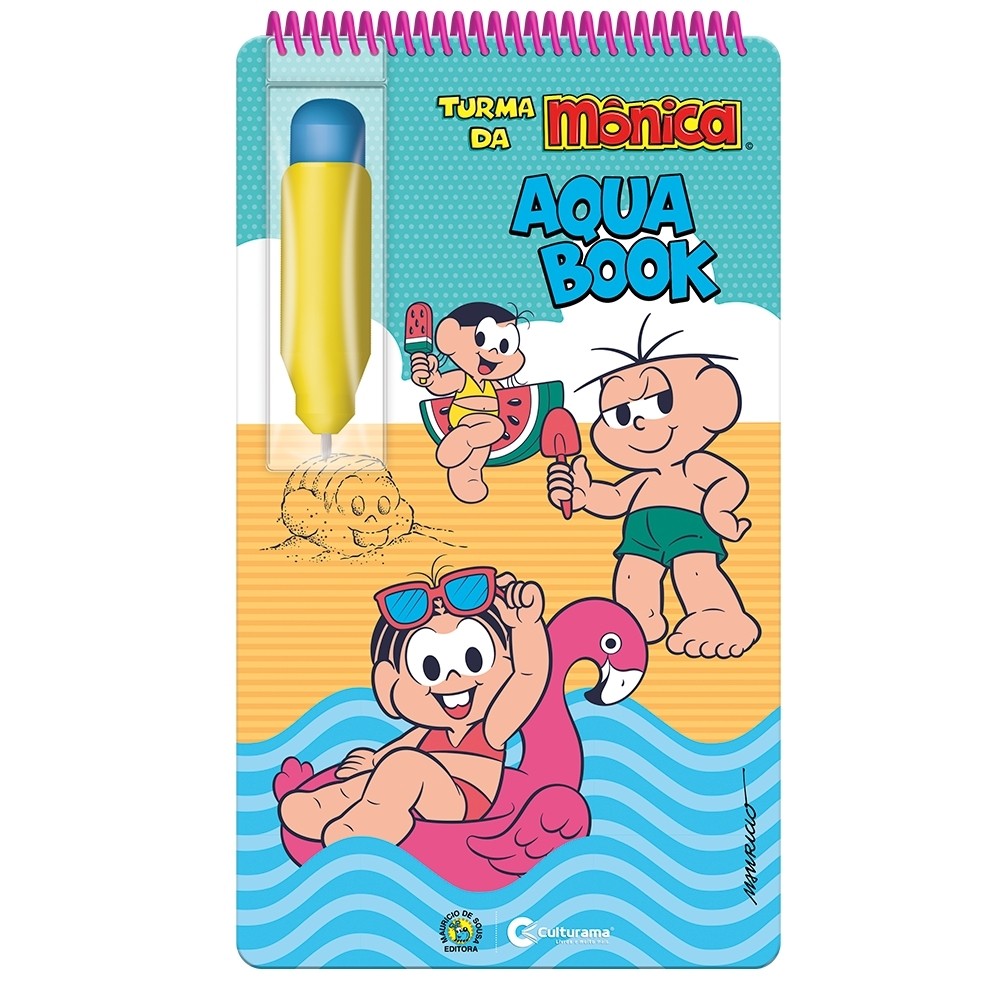 Aqua book Turma da Mônica | Shopee Brasil