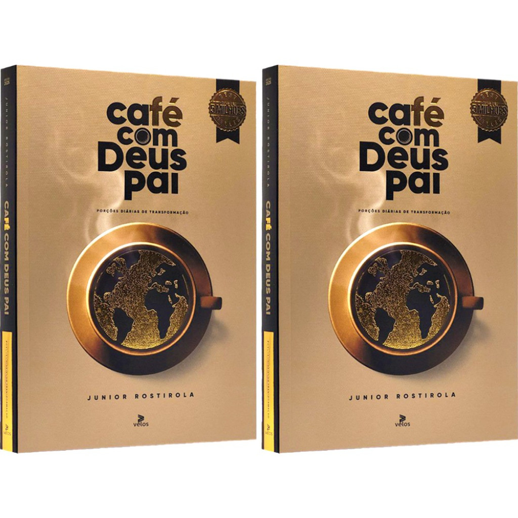 Kit 2 Livros: Café Com Deus Pai 2025 (Porções Diárias De Transformação ...