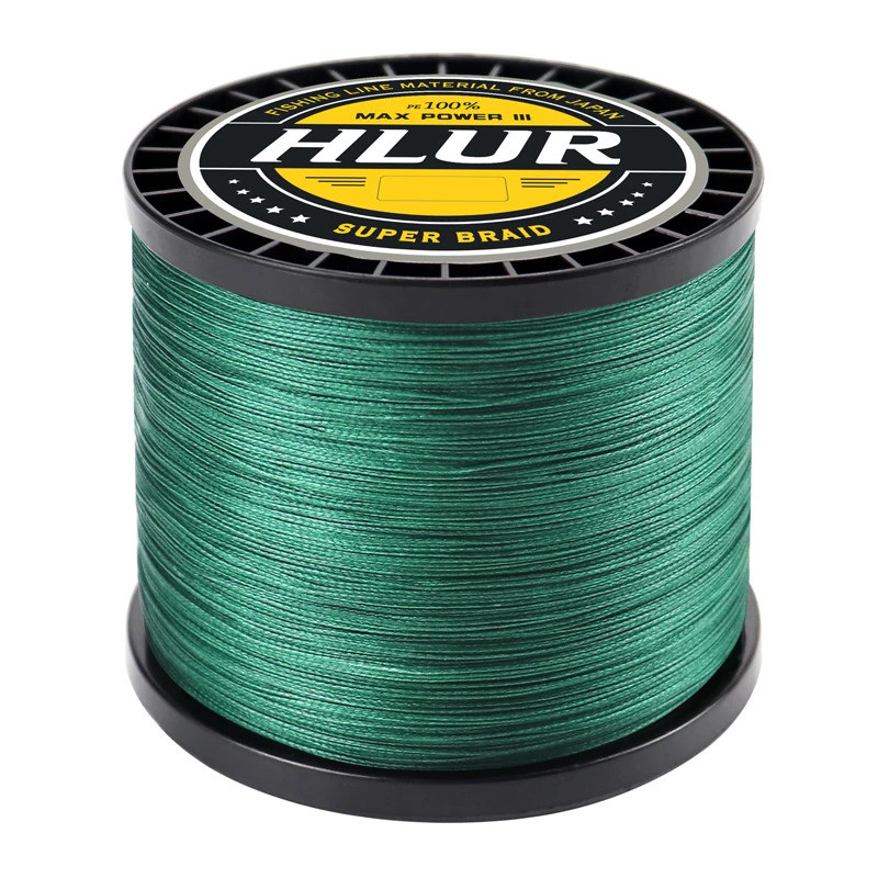 Linha de pesca trançada HLUR X4 4 Strands 1000M 500M 300M 100M ...