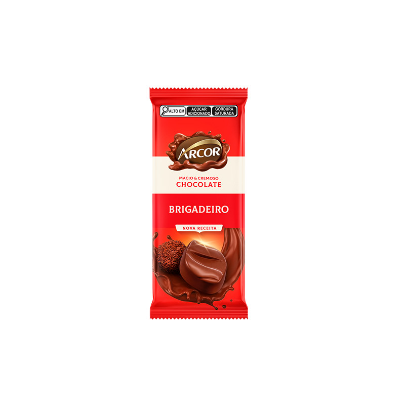 Chocolate Brigadeiro Arcor 80g | Shopee Brasil