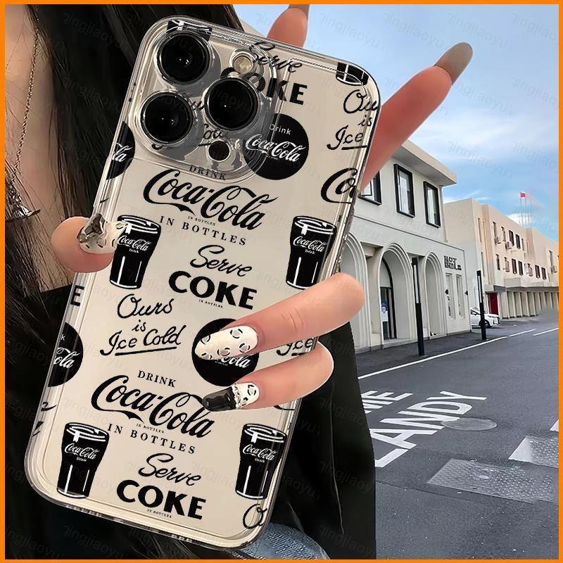 Capa De Telefone Inspirada Em Coca Cola Durável Vintage J13 Melhora O Visual Do Seu Com Padrão ...