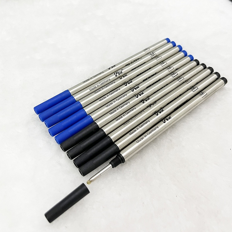 10pcs MB Rollerball Pen Refil De Enchimento Preto Azul 0,7mm | Shopee ...