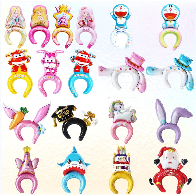 Grande desenho animado usando balões Super Flying Ranger Doraemon Boné ...