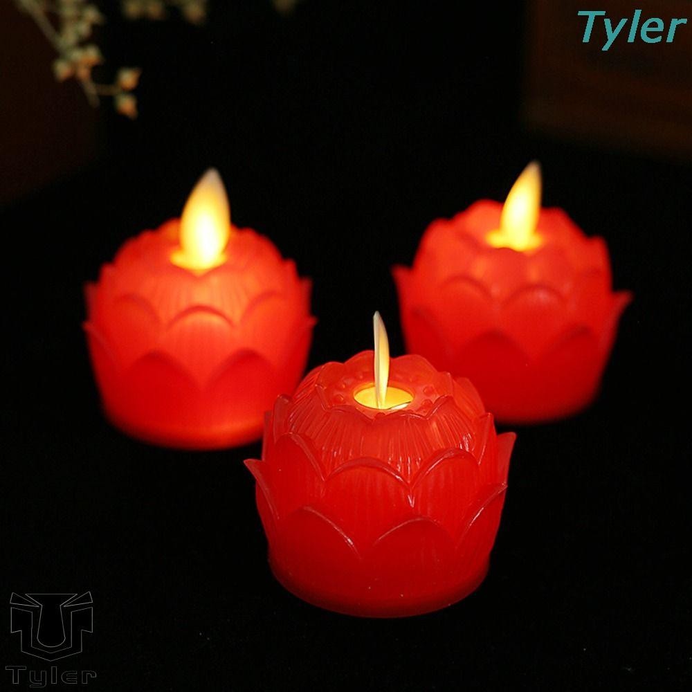 TYLER Luz De Lótus Flutuante LED , De Meio Do Outono Artificial ...