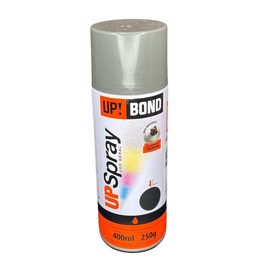 2 Latas Tinta Spray Grafite Premium Up Bond Uso Geral 250G | Shopee Brasil