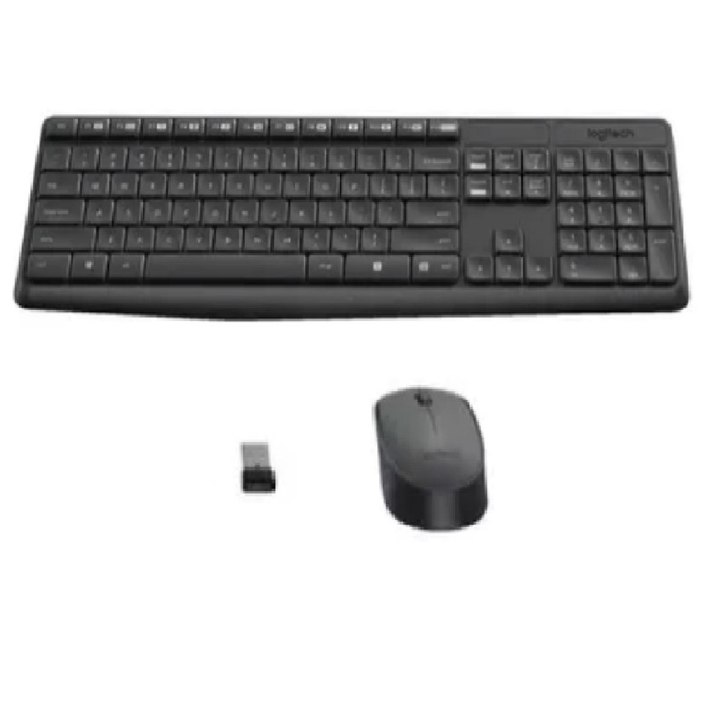 COMBO TECLADO E MOUSE LOGITECH MK235 S/ FIO 920-007903 | Shopee Brasil