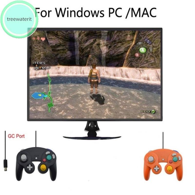 treewaterit Controlador NGC Com Fio Gamepad Para GameCube GC E Wii U ...