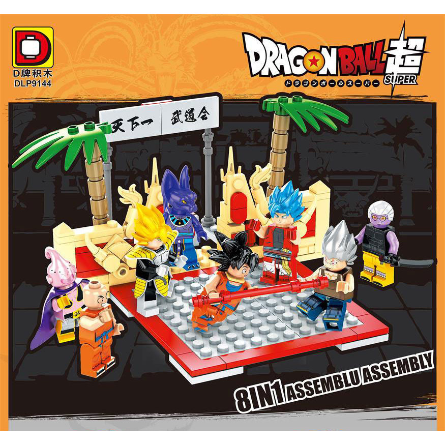 Bloco De Montar 400 Pcs Bonecos Dragon Ball Z Goku Série Arena de ...