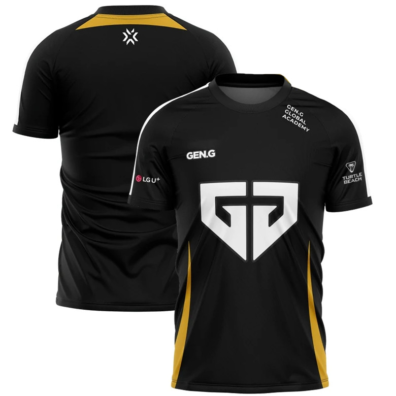 GEN G E-Sports 2024 Equipe Jersey Valorant Games Uniforme Masculino ...