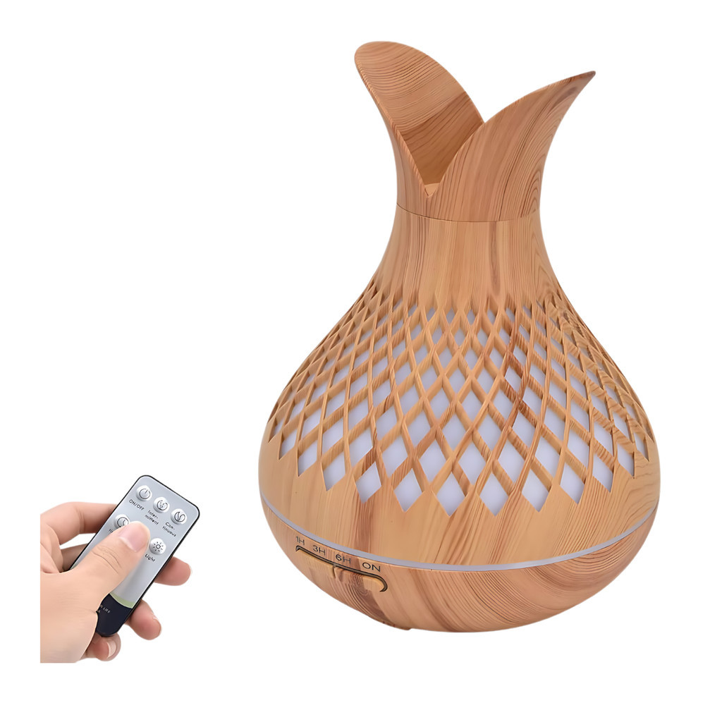 Umidificador Ultrasônico RGB 500Ml Sofistificado 6H Duração c/Controle ...