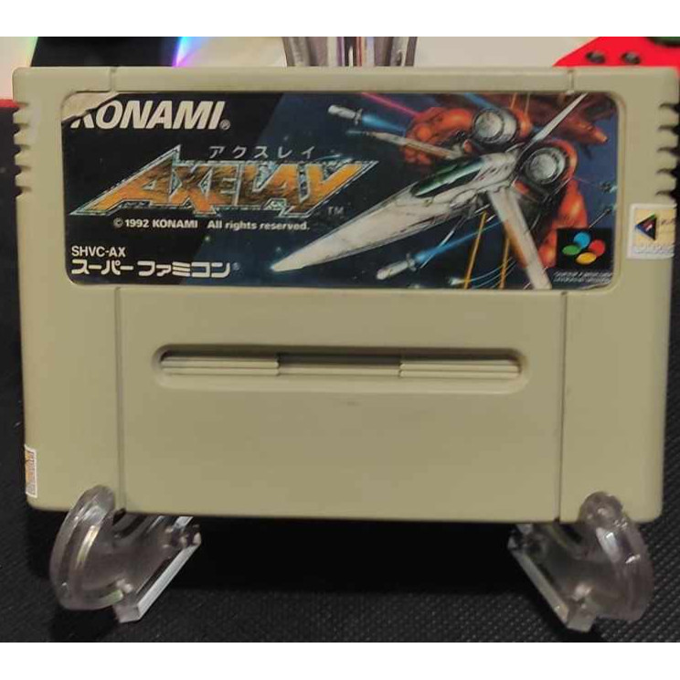 Jogo Axelay Super Nintendo Snes Funcionando 100% , game,fita, cartucho ...