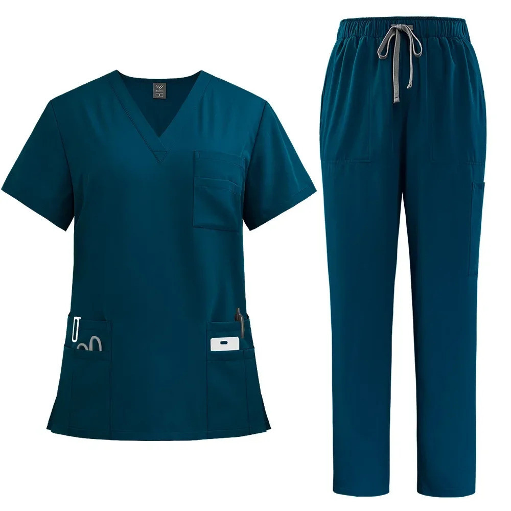Uniformes Cirúrgicos Conjunto De Esfoliação Mulher Enfermeira Médica ...