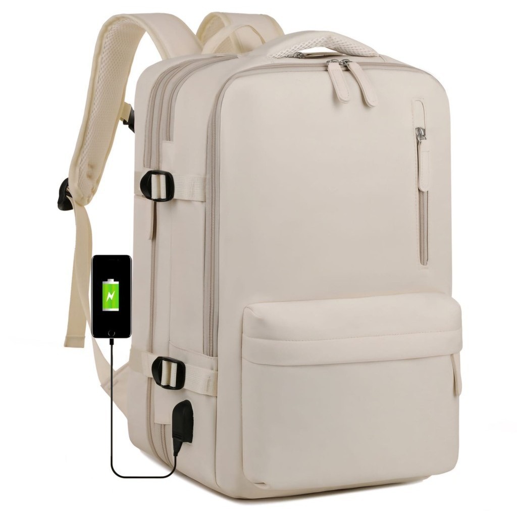 Mochila executiva de viagem feminina Grande com expansor para notbook ...