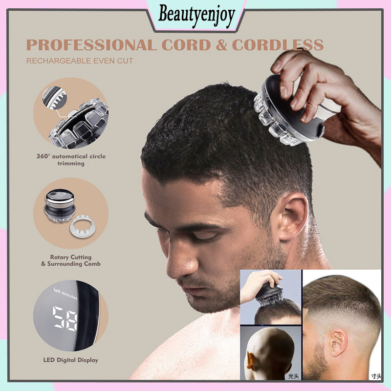 Corte de cabelo masculino beleza ferramentas USB recarregável cabelo ...