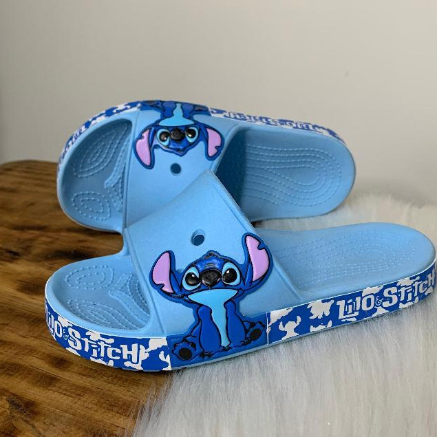 Chinelo Slide Lilo Stitch Love Sandalia | Shopee Brasil