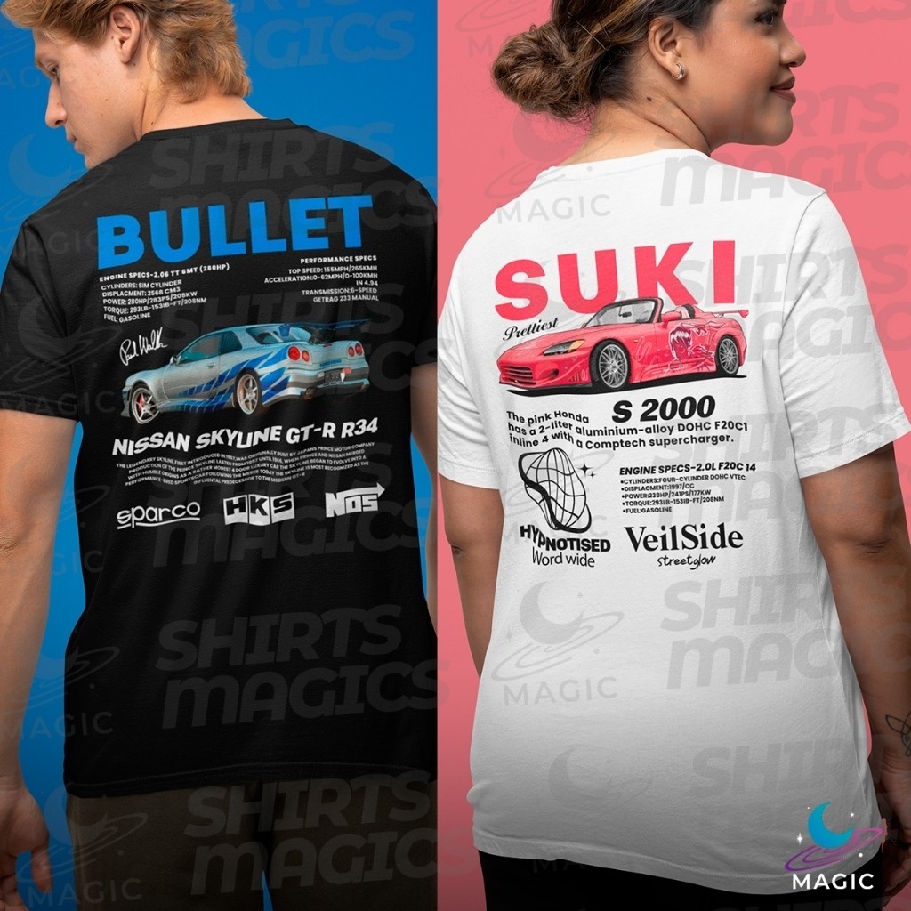 Camisetas Kit Casal Bullet and Suki what’s up, bullet? 100% algodão ...