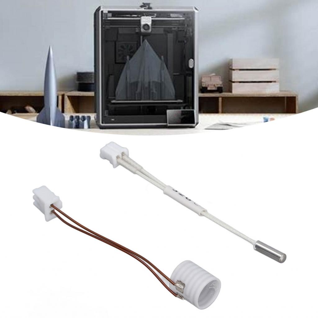 Ceramic Heater Thermistor Kit 60W for K1/K1 Maximum 3D Printer Hotend ...