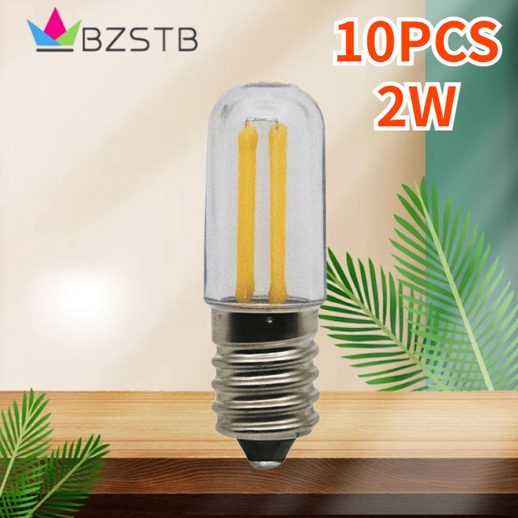 BZSTB 10PCS Lâmpada De Filamento LED/Luz De Geladeira , E12/E14 , 2W , 5V/12V/110V/220V ...