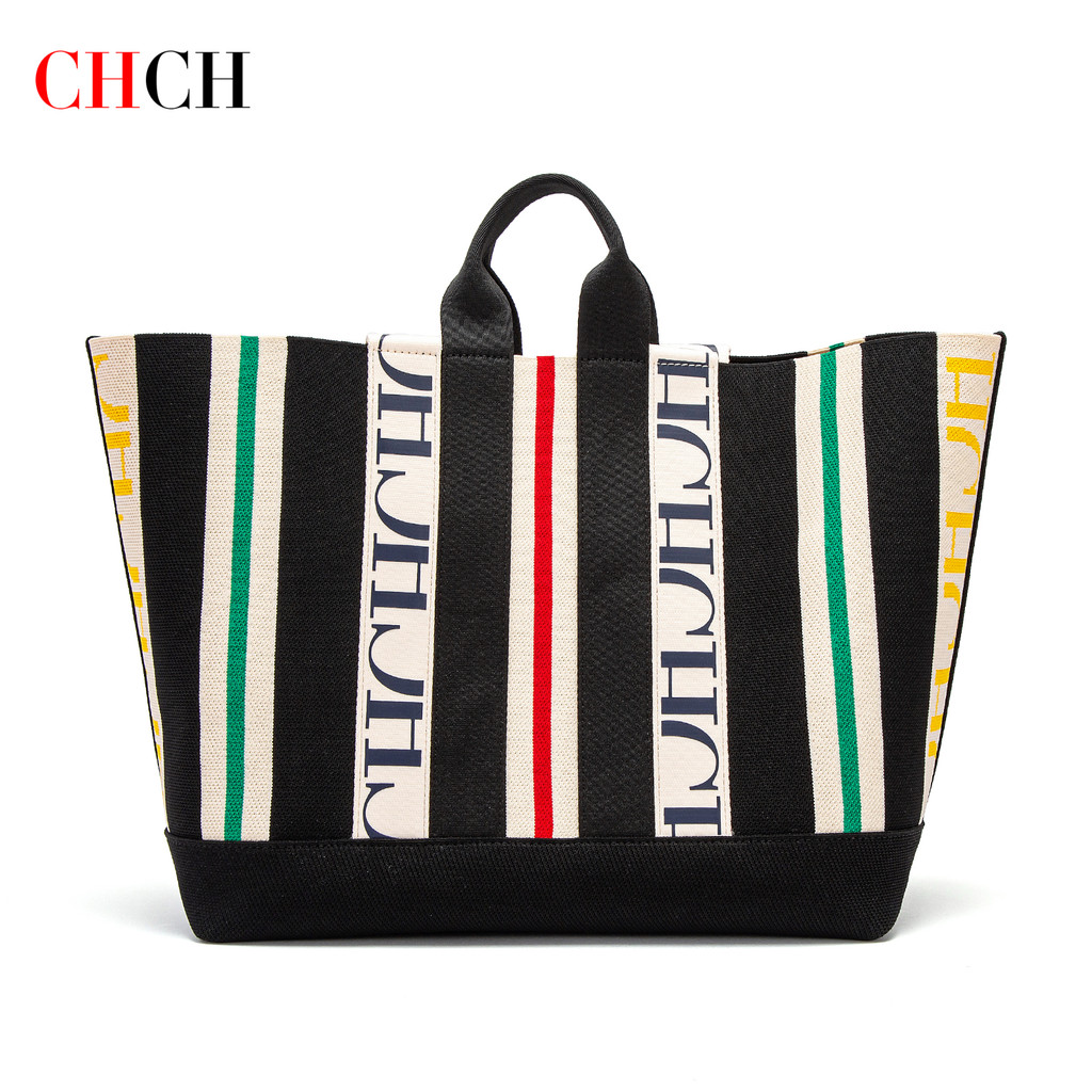 CHCH Saco Tote Feminino Outono/Inverno Nova Bolsa De Mão Marrom ...