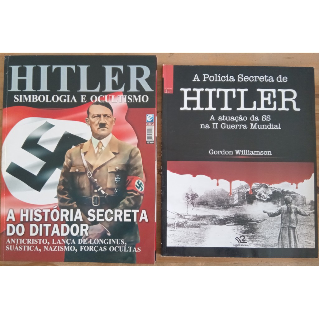 LIVRO, KIT(2), LIVROS ESCALA, 1. HITLER, A HISTÓRIA SECRETA DO DITADOR ...