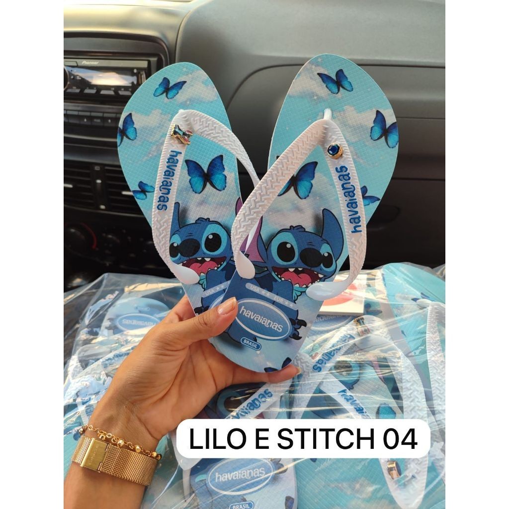 LANÇAMENTO 2024! CHINELO LILO & STITCH ADULTO E INFANTIL ! | Shopee Brasil