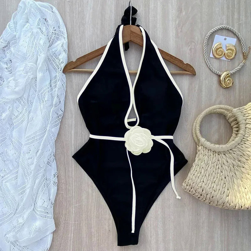 Maiô bandagem floral feminino, maiô peça única, maiô, monokini, moda ...