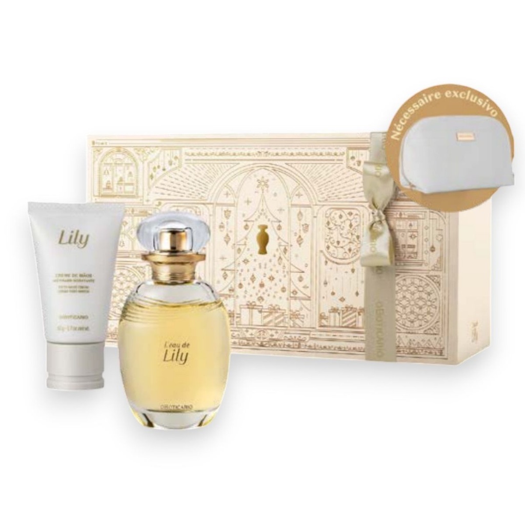 Presente Feminino Kit Perfume L'eau de Lily O Boticário Natal 2024 | Shopee Brasil