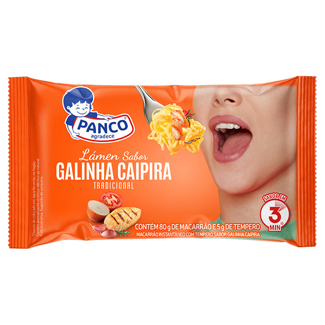 Kit Miojo Panco Galinha Caipira 85g | Shopee Brasil