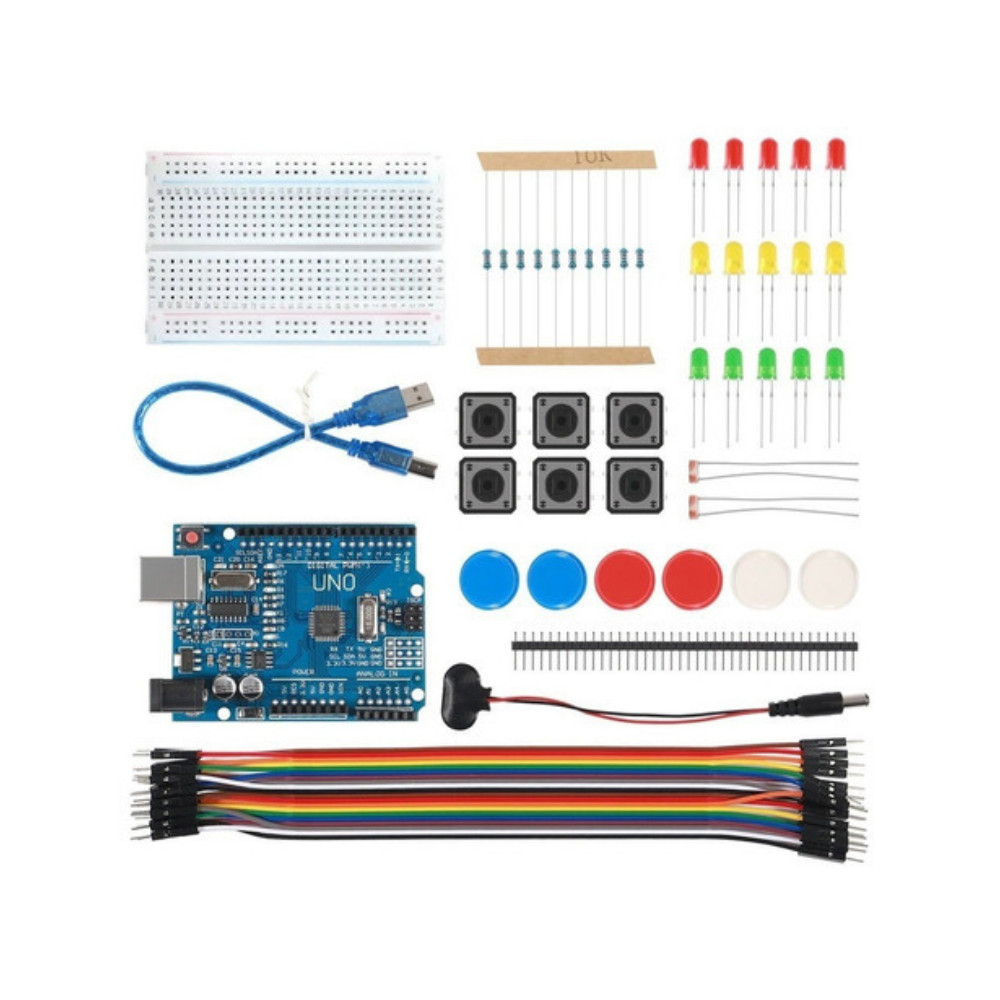 Kit Uno R3 Pronta Entrega Iniciante Compatível Com Arduino | Shopee Brasil