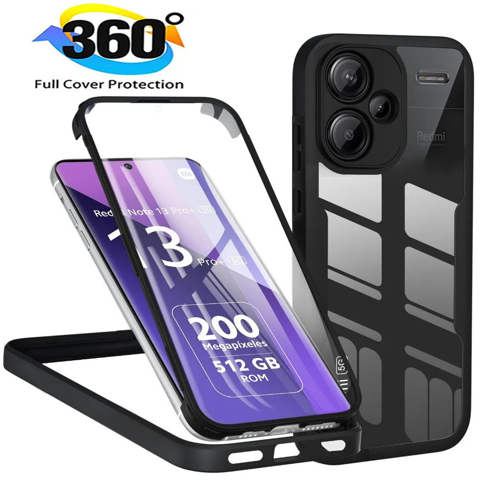 360 Caso Protetor De Tela De Corpo Inteiro Para Xiaomi Redmi Nota 13 Pro Plus 5G 12 12s 11 10 ...