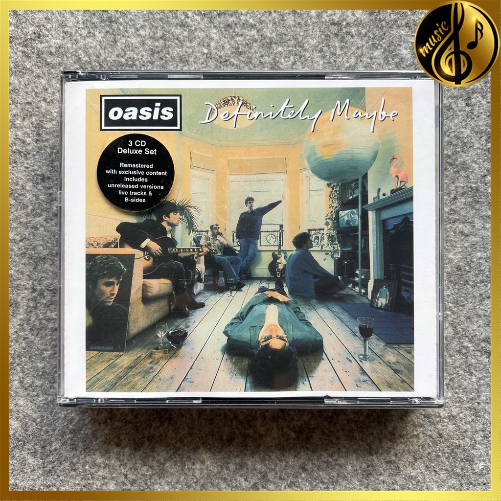 Oasis Definitely Maybe 3CD Deluxe Set Original Album [Lacrado] Brand ...
