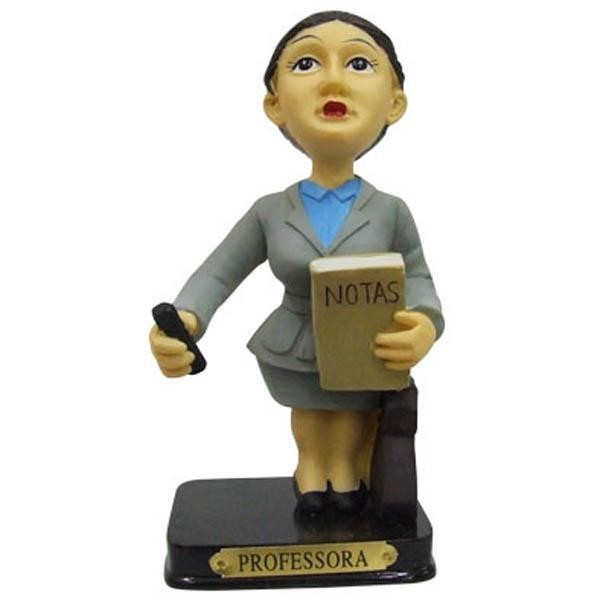 Boneco Profissional Professora Miniatura Decoração 14cm | Shopee Brasil