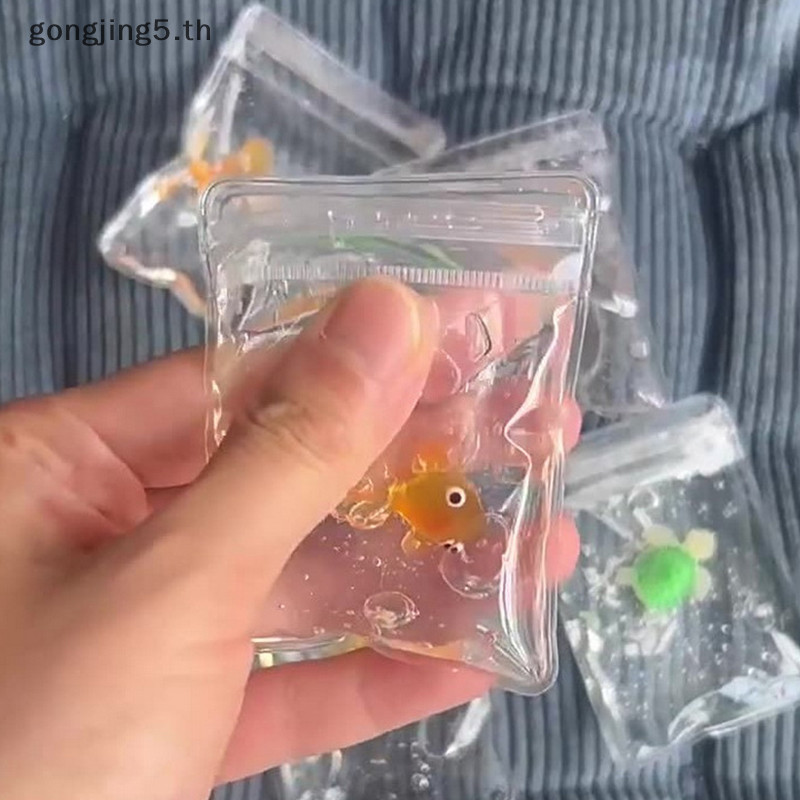 gongjing5 . TH Squishy Goldfish Toy Cute Desktop Decor Engraçado Stress ...