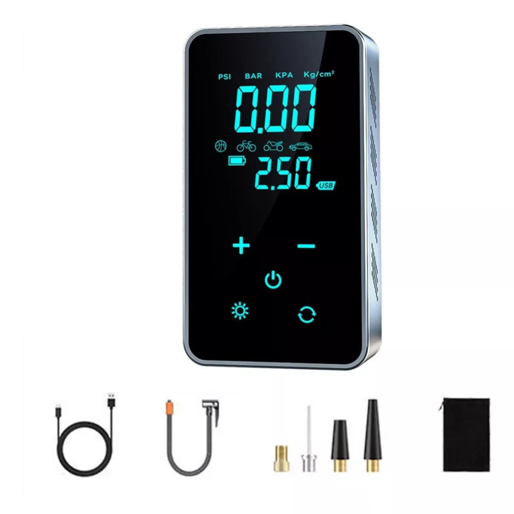 RED Bomba Ar Elétrica Inteligente 150 Psi Recarregável Sem Fio | Shopee ...