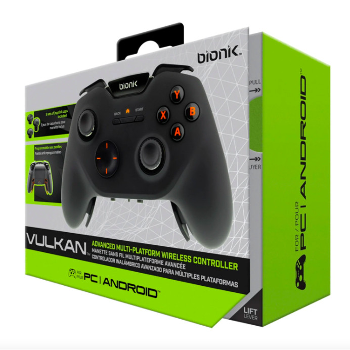 Controle Bionik Vulkan para PC e Android - Versatilidade e Conforto para Gamers | Shopee Brasil